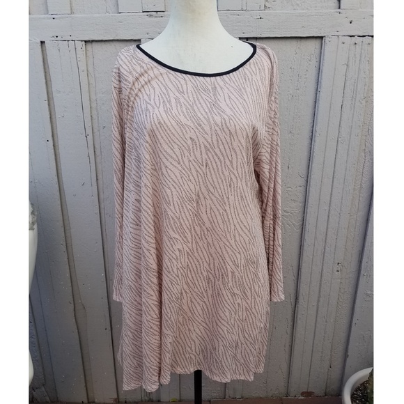 Tops | 3x4x New Plus Size 34 Sleeve Tan Tunic | Poshmark
